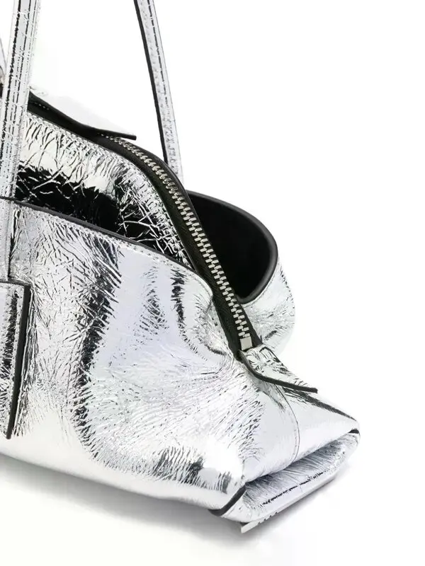 Attico Small La Passeggiata Shoulder Bag - Silver