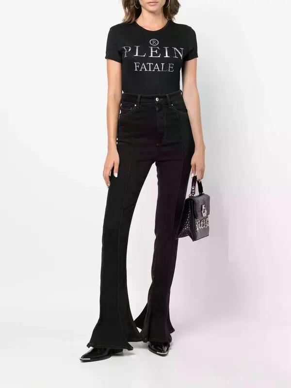 Philipp Plein Embellished Cotton T-shirt