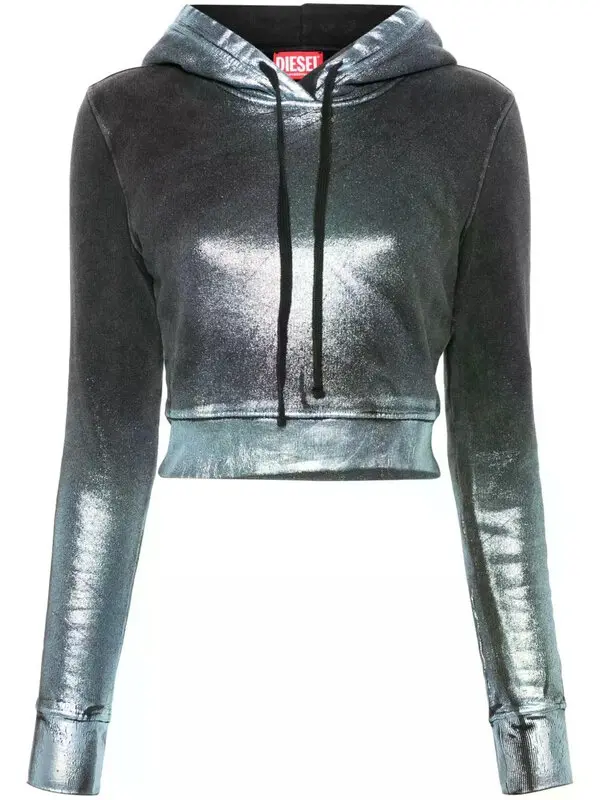 DIESEL® F-slimmy Cropped Hoodie