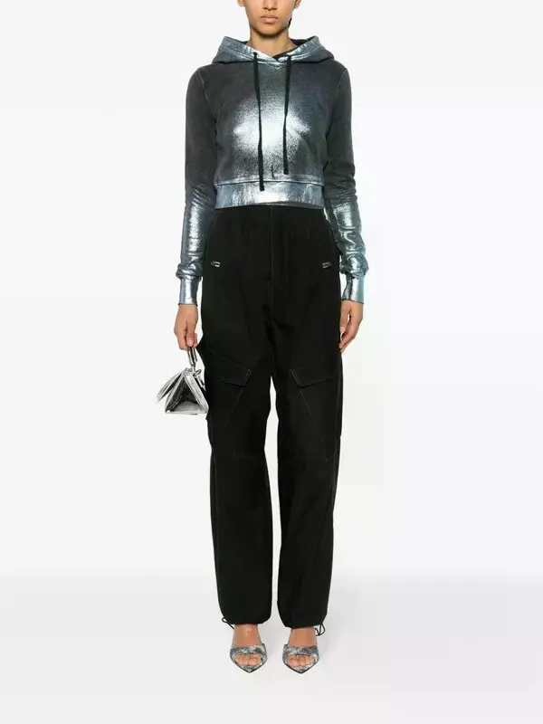 DIESEL® F-slimmy Cropped Hoodie