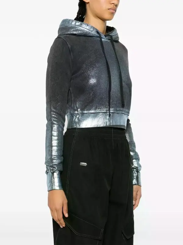 DIESEL® F-slimmy Cropped Hoodie