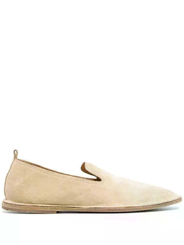 Marsèll Suede Round-toe Loafers - Neutrals