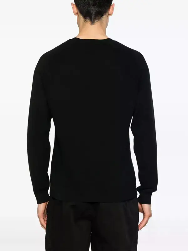 C.P. COMPANY Ribbed Crew Neck Long Sleeve Sweater