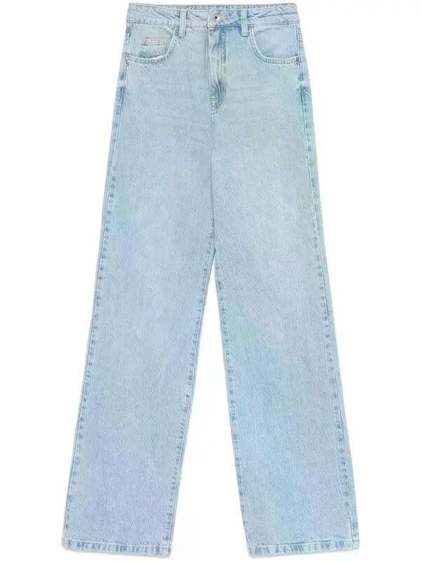 Patrizia Pepe Fly-motif Jeans - Blue