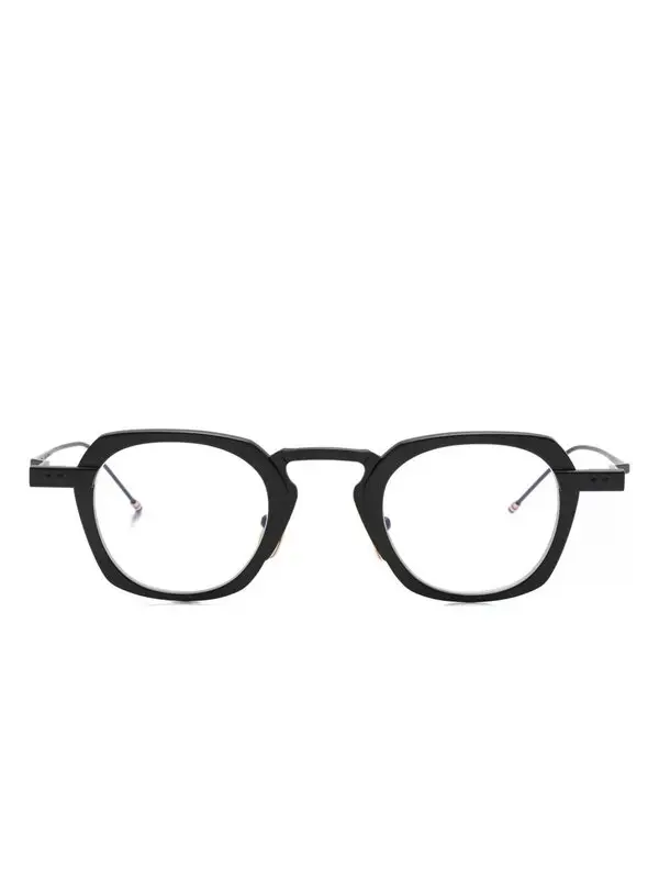 Thom Browne Geometric Frame Glasses - Grey