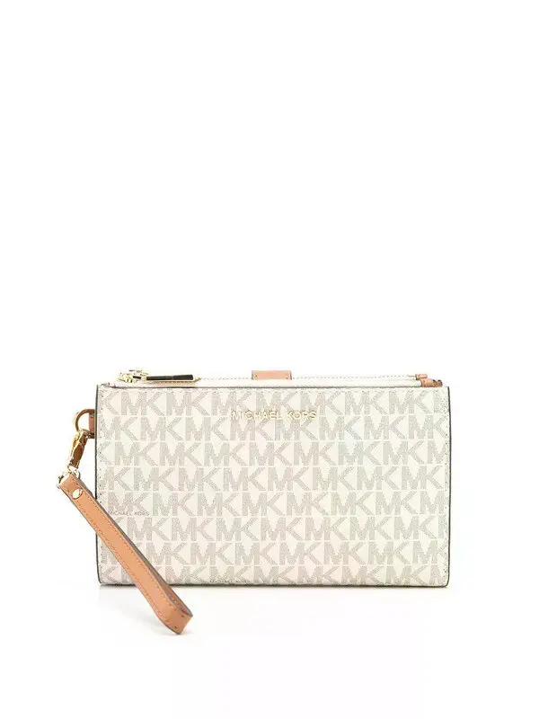 Michael Kors Jet Set Monogram Wallet - Neutrals