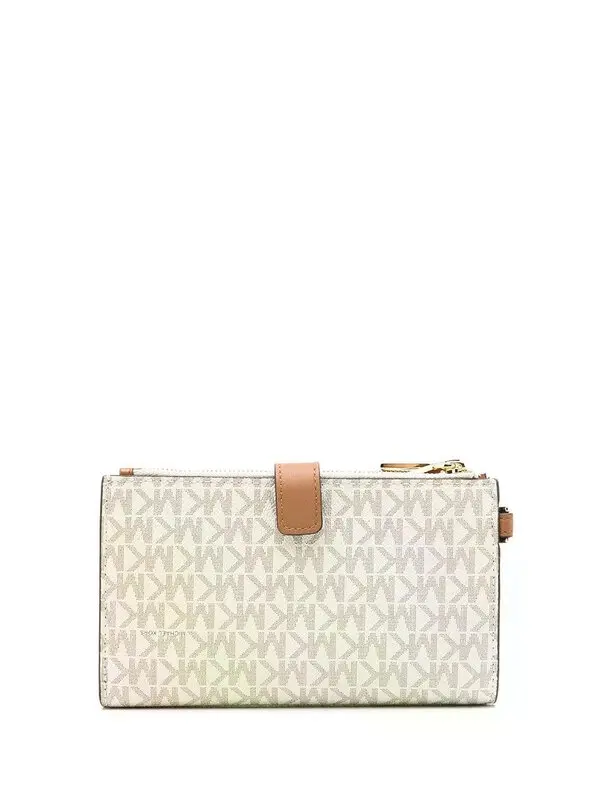 Michael Kors Jet Set Monogram Wallet - Neutrals