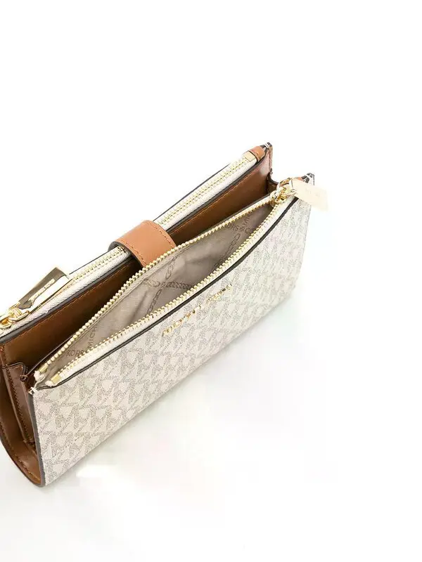 Michael Kors Jet Set Monogram Wallet - Neutrals