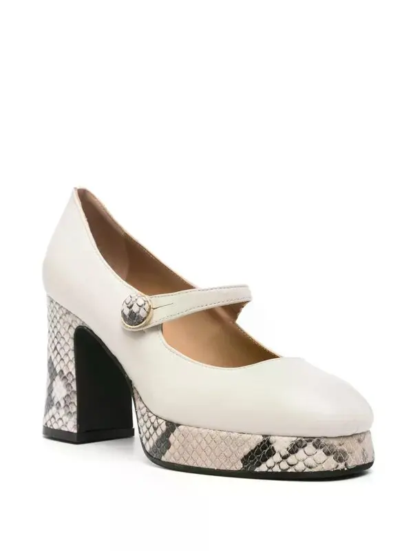 Roberto Festa 95mm Leather Mary Jane Pumps