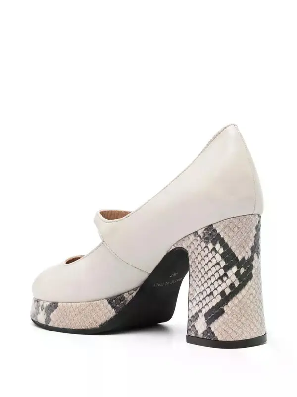 Roberto Festa 95mm Leather Mary Jane Pumps