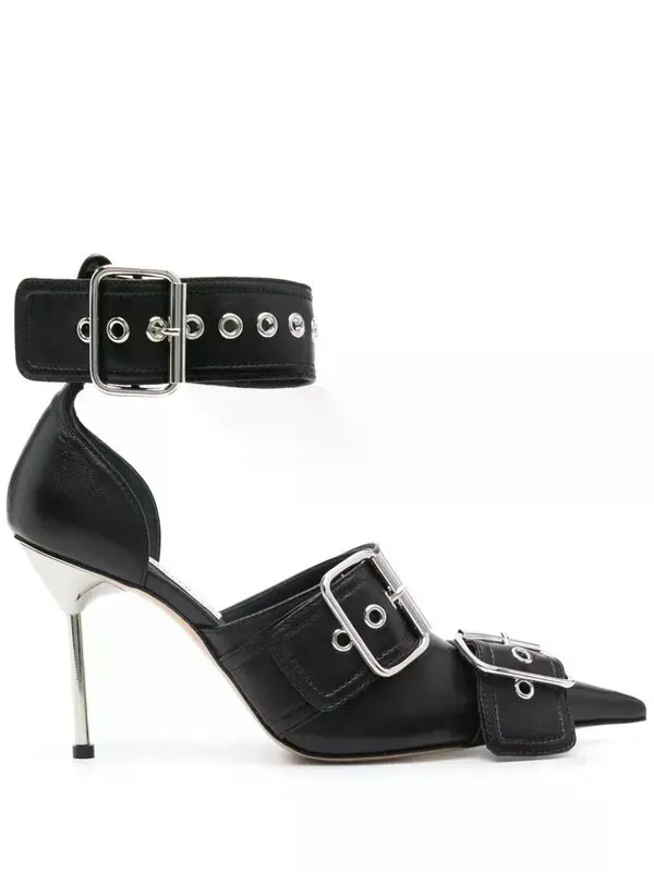Giuseppe Di Morabito Calf Leather Decorative Buckle Pumps
