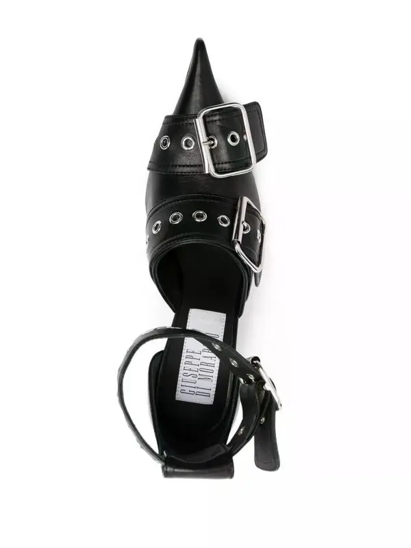 Giuseppe Di Morabito Calf Leather Decorative Buckle Pumps
