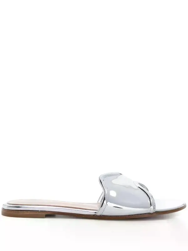 GIANVITO ROSSI Lucrezia Patent-leather Sandals