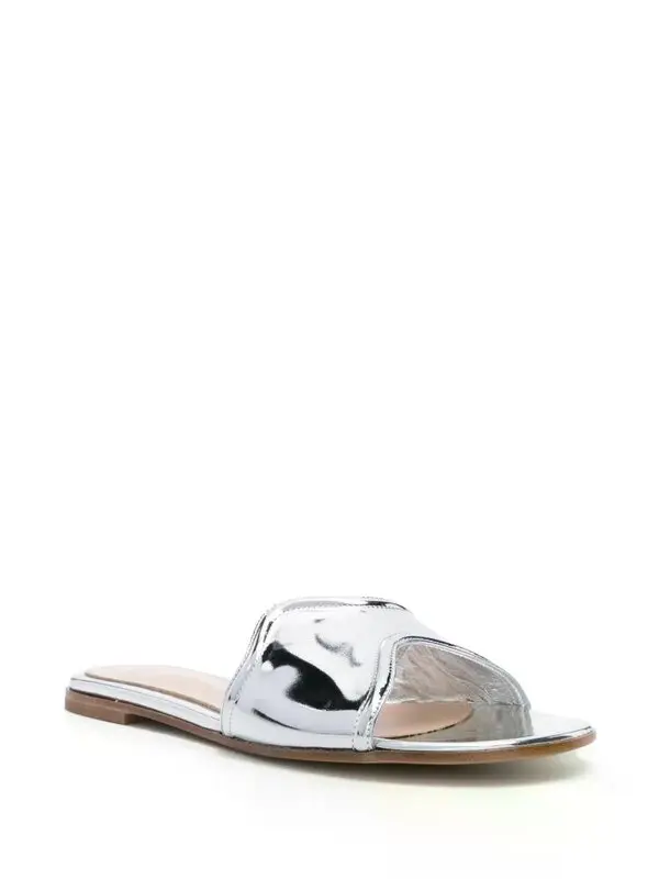 GIANVITO ROSSI Lucrezia Patent-leather Sandals
