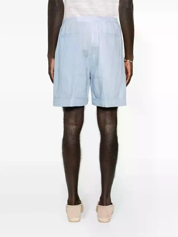 Canali Linen Slub Shorts