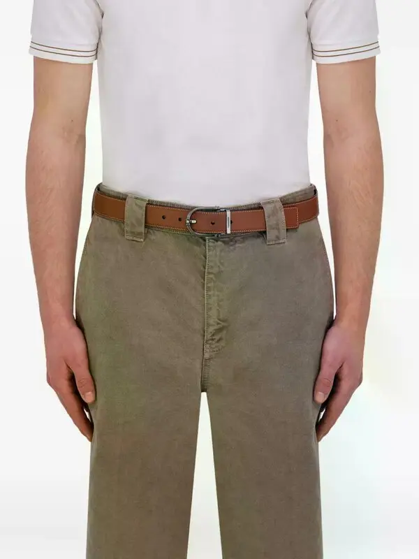 FERRAGAMO Reversible Leather Belt