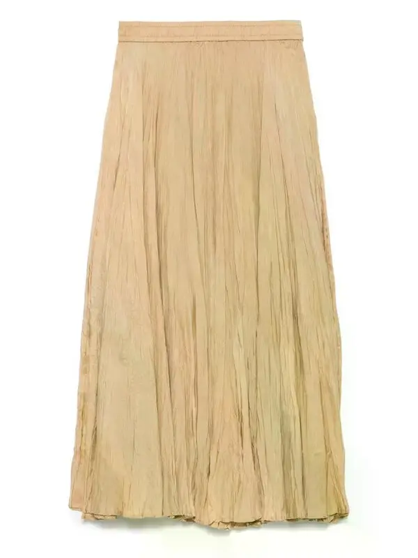 JOSEPH Silk Midi Skirt - Neutrals