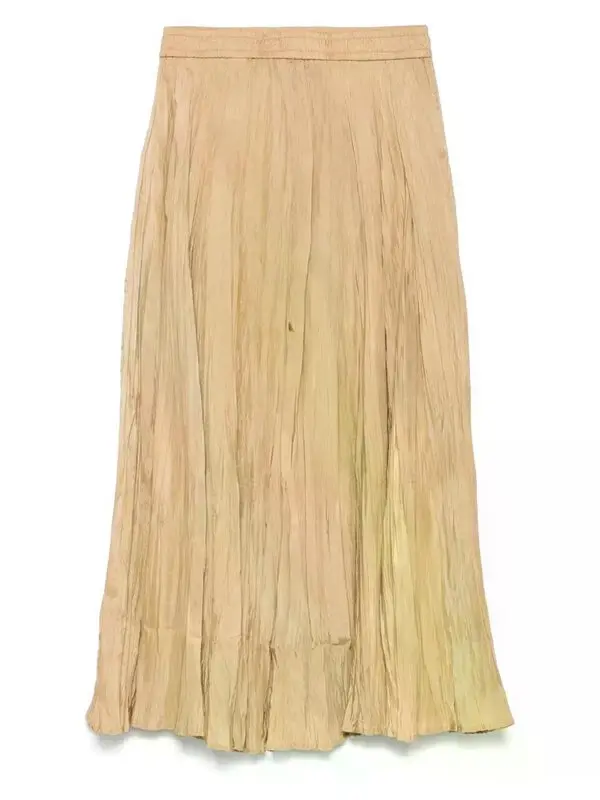 JOSEPH Silk Midi Skirt - Neutrals