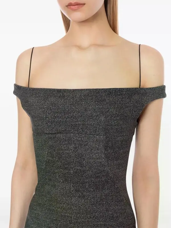 Philosophy Di Lorenzo Serafini Off-shoulder Midi Dress