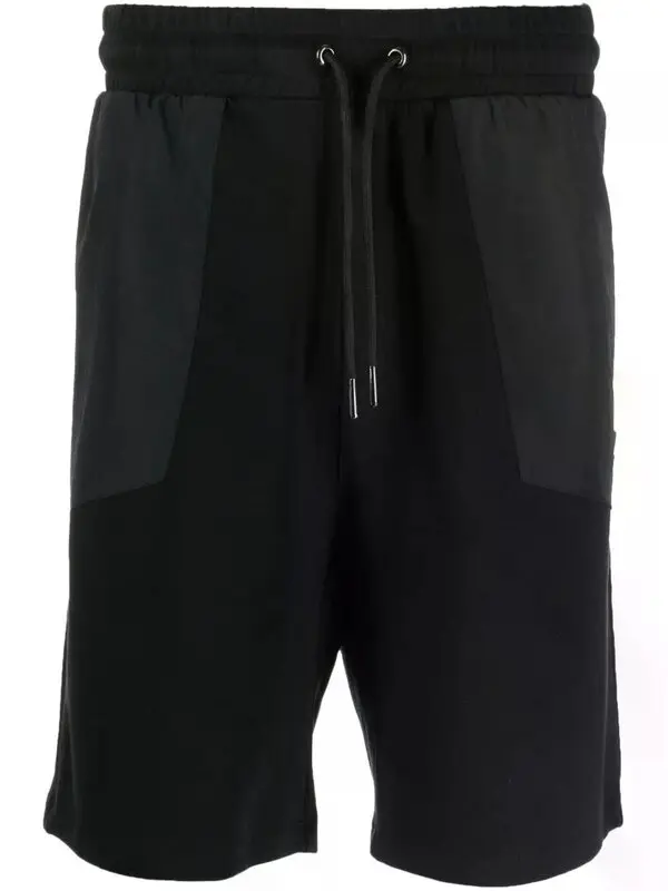 Hugo Drawstring Shorts With Silver-tone Logo Plaque