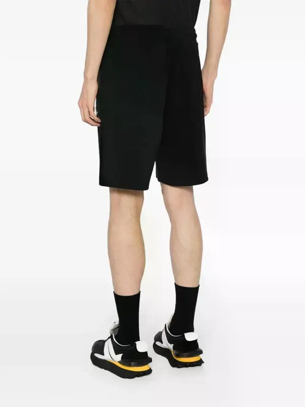Hugo Drawstring Shorts With Silver-tone Logo Plaque