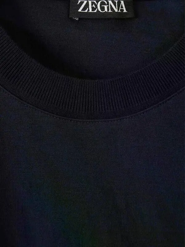 Zegna Cotton T-shirt - Blue
