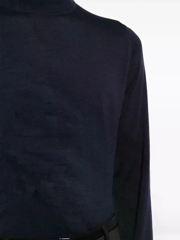 John Smedley Fine-knitted Mock Neck Jumper