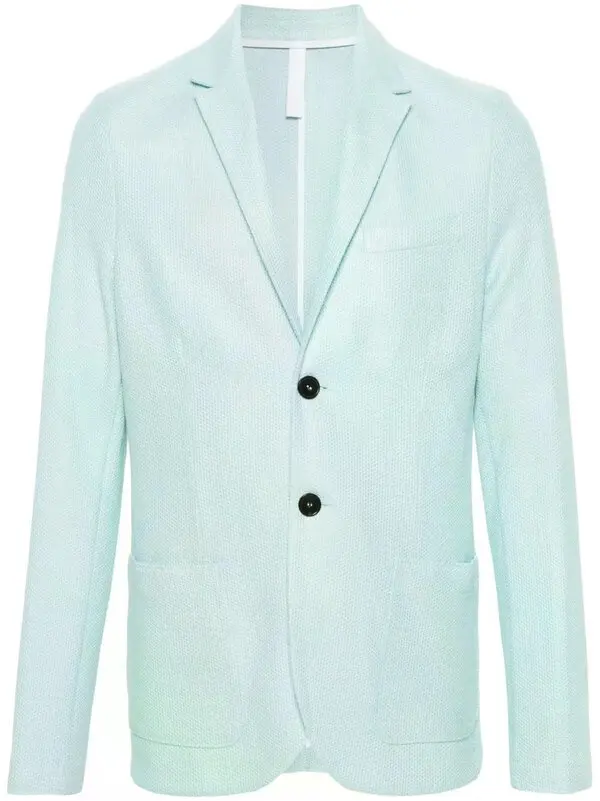 Harris Wharf London Single-breasted Honeycomb Blazer