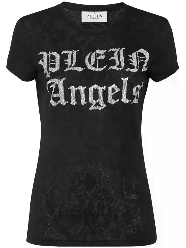 Philipp Plein Logo-embellished T-shirt - Black