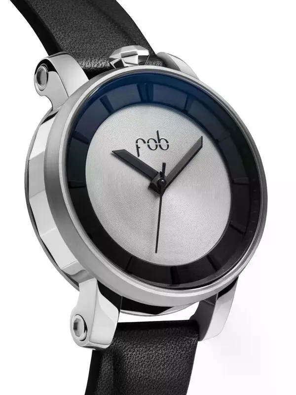 FOB PARIS Automatic Watch With Leather Strap