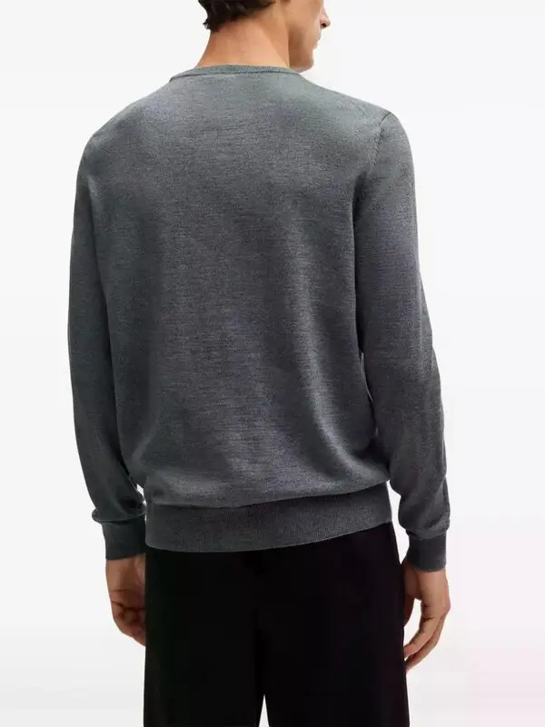 BOSS Virgin Wool Crew Neck Jumper