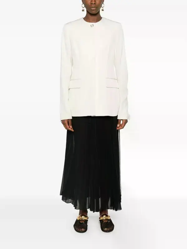 TOTEME Collarless Cinched Jacket