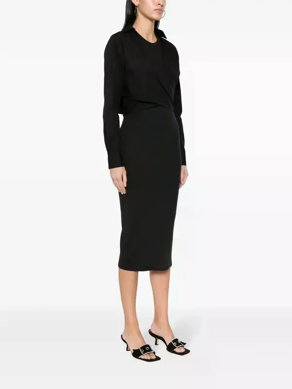 Veronica Beard Malone Layered Midi Dress