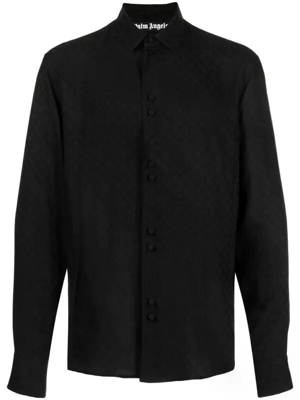 Palm Angels All-over Monogram Shirt