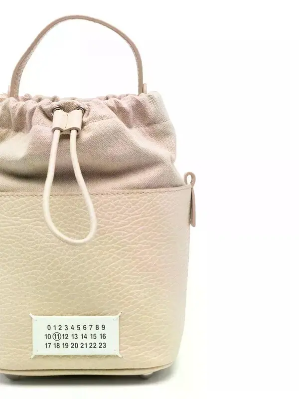 MAISON MARGIELA Small 5ac Bucket Bag - Neutrals