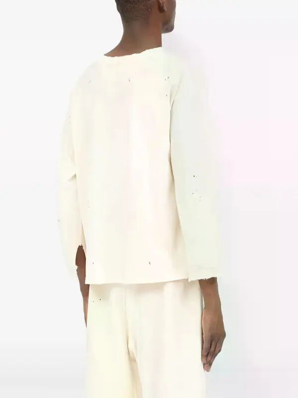MAISON MARGIELA Handwritten Cotton Sweatshirt