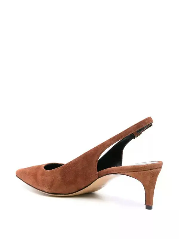 ERALDO Suede Slingback Pumps With Cone Heel