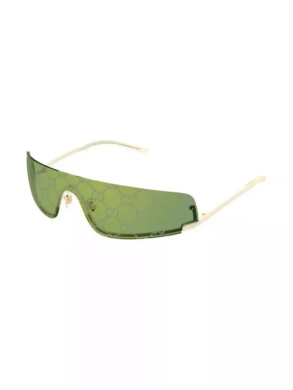 Gucci Mask-shaped Frame Sunglasses - Neutrals