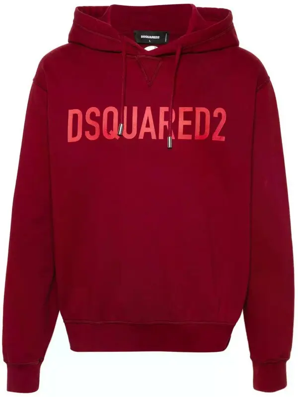 Dsquared2 Logo-print Cool Fit Hoodie - Red