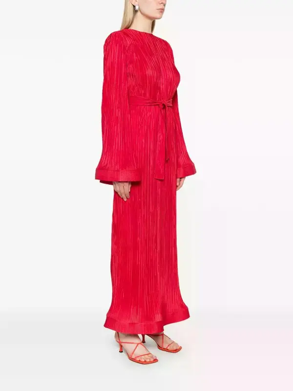 ATU BODY COUTURE Pleated Maxi Dress - Red