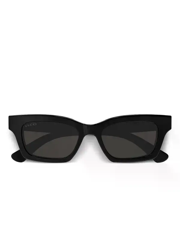 Gucci Rectangle-frame Sunglasses - Black