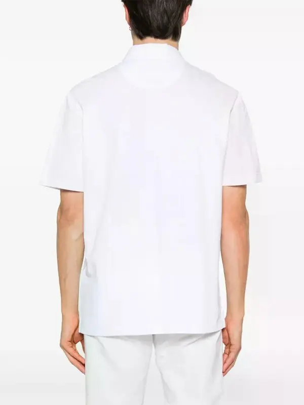 Brioni Piqué Cotton Polo Shirt