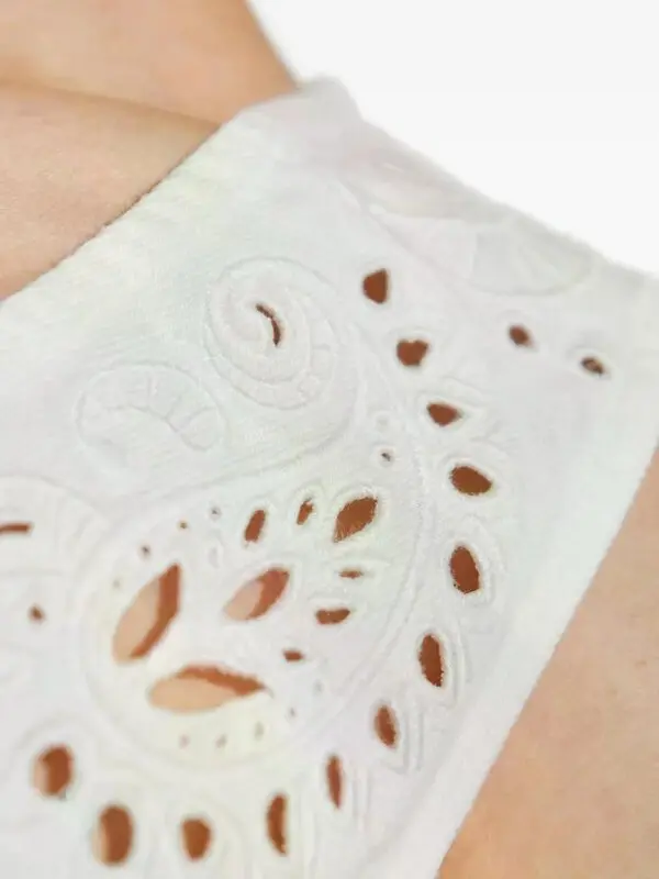 Rag & Bone Embroidered V-neck Mini Dress