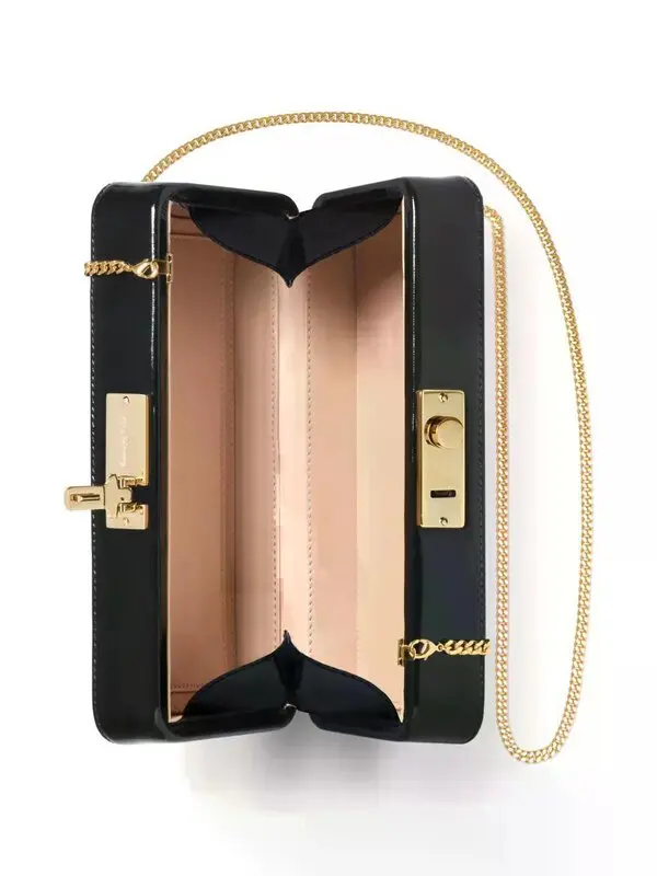 GIANVITO ROSSI Vali Clutch Bag - Black