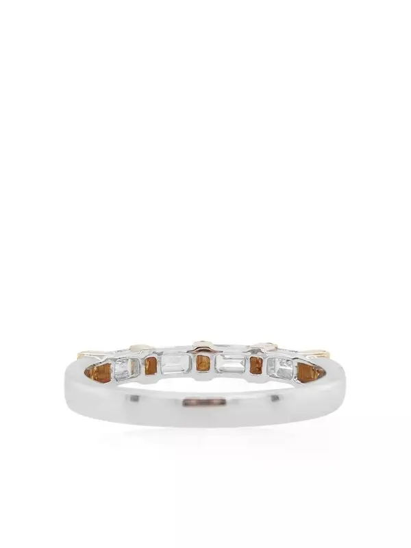HYT JEWELRY 18kt White Gold Diamond Band Ring