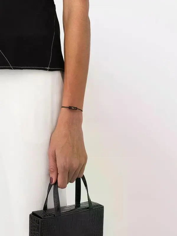 Le Gramme 18kt Yellow Gold And Titanium 5g Cable Bracelet