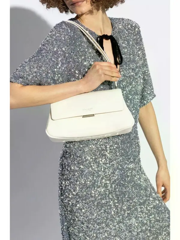 Kate Spade New York Grace Leather Shoulder Bag - Neutrals
