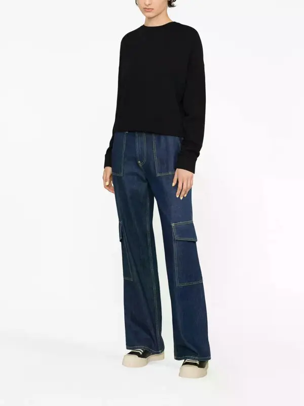 IRO PARIS Logo Print Cotton Sweatshirt