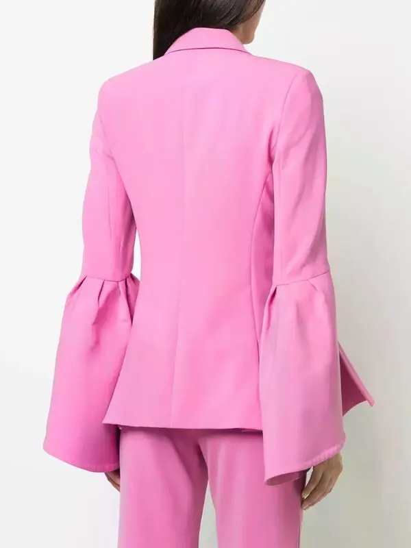 Prabal Gurung Slit-sleeve Single-breasted Blazer