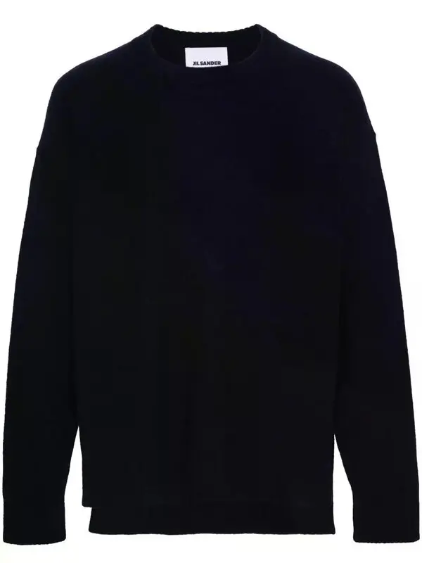 JIL SANDER Wool Knit Jumper With Side Slits